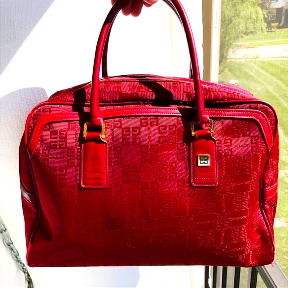 Givenchy | Bags | House Of Givenchy Stunning Rare Red Bag Givenchy By ...